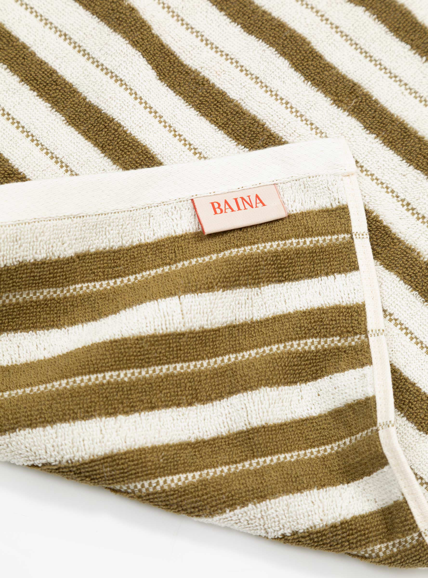 San Luis Hand Towel Caper & Chalk by BAINA | Couverture & The Garbstore