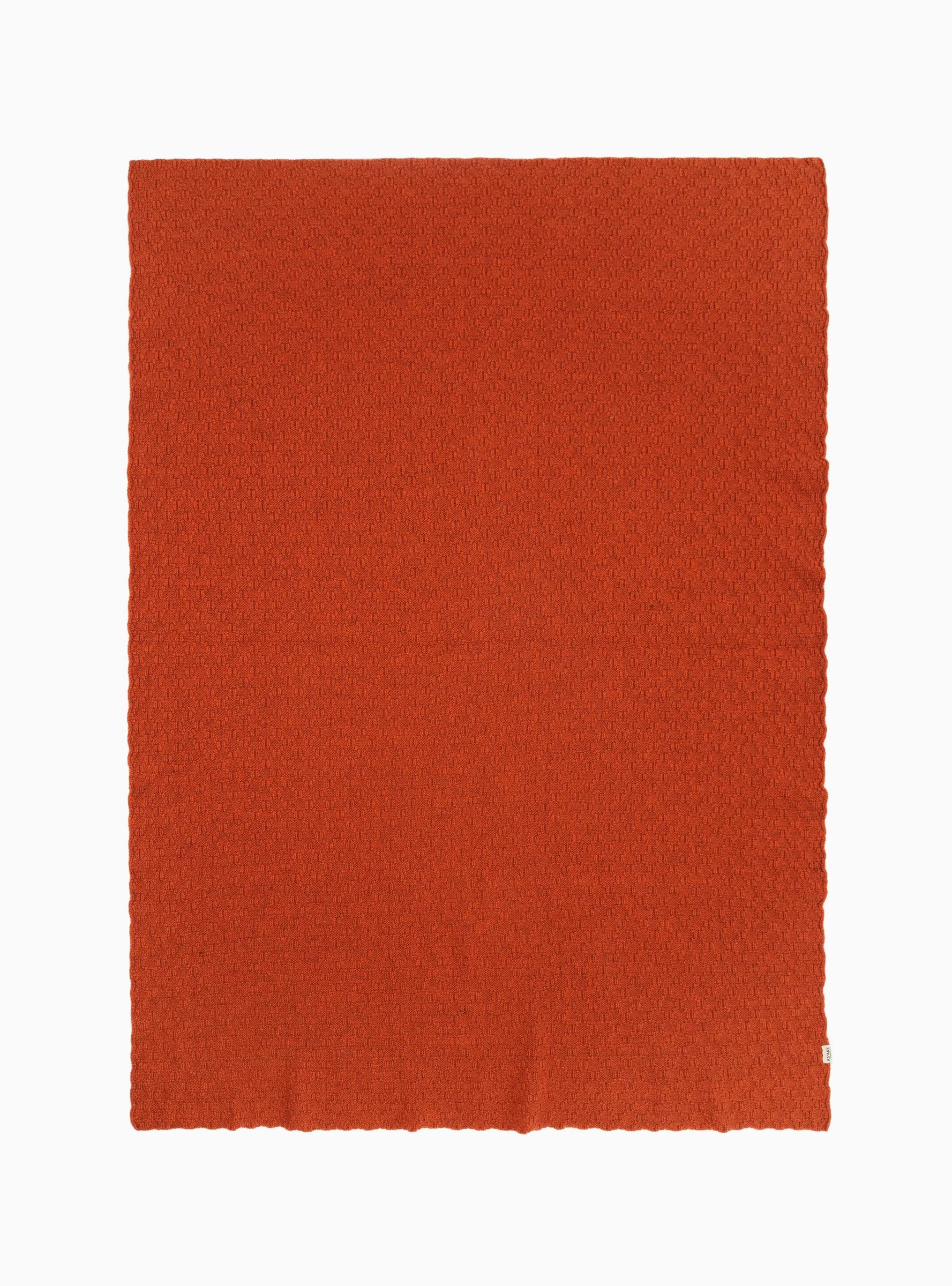Alveoles Throw M Capucine Red by AS'ART | Couverture & The Garbstore