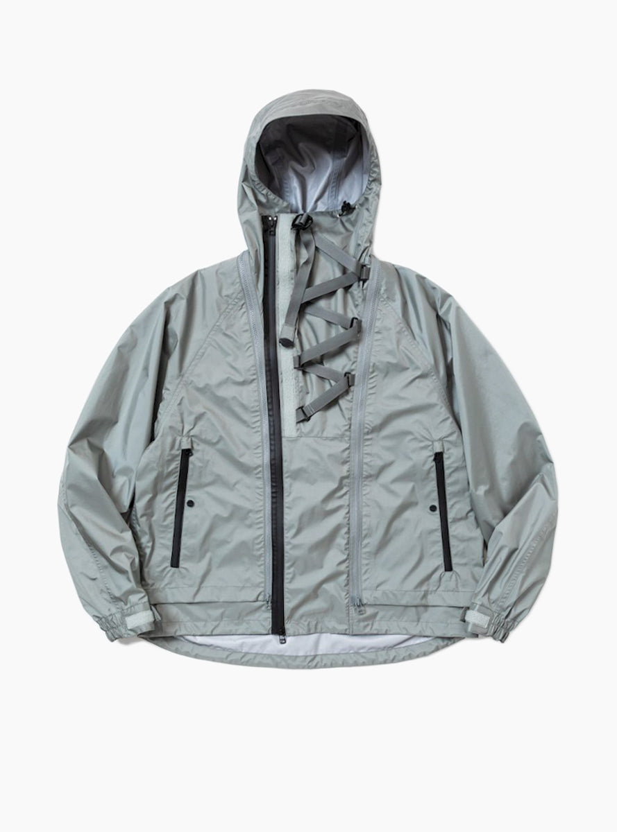 Air Circulation System Rain Jacket Battleship Grey by meanswhile ...