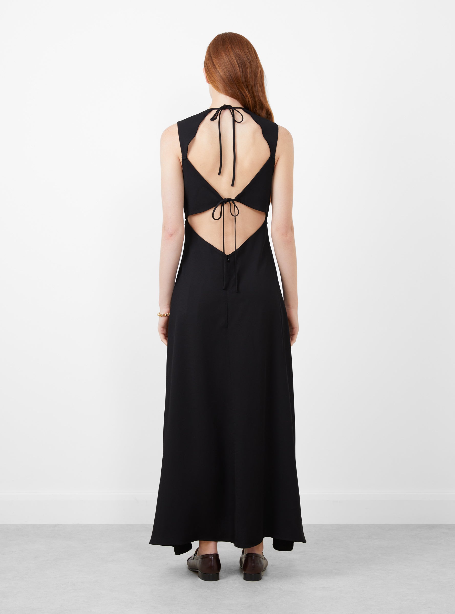 Sadie Dress Black by Rejina Pyo at Couverture and The Garbstore rear ...