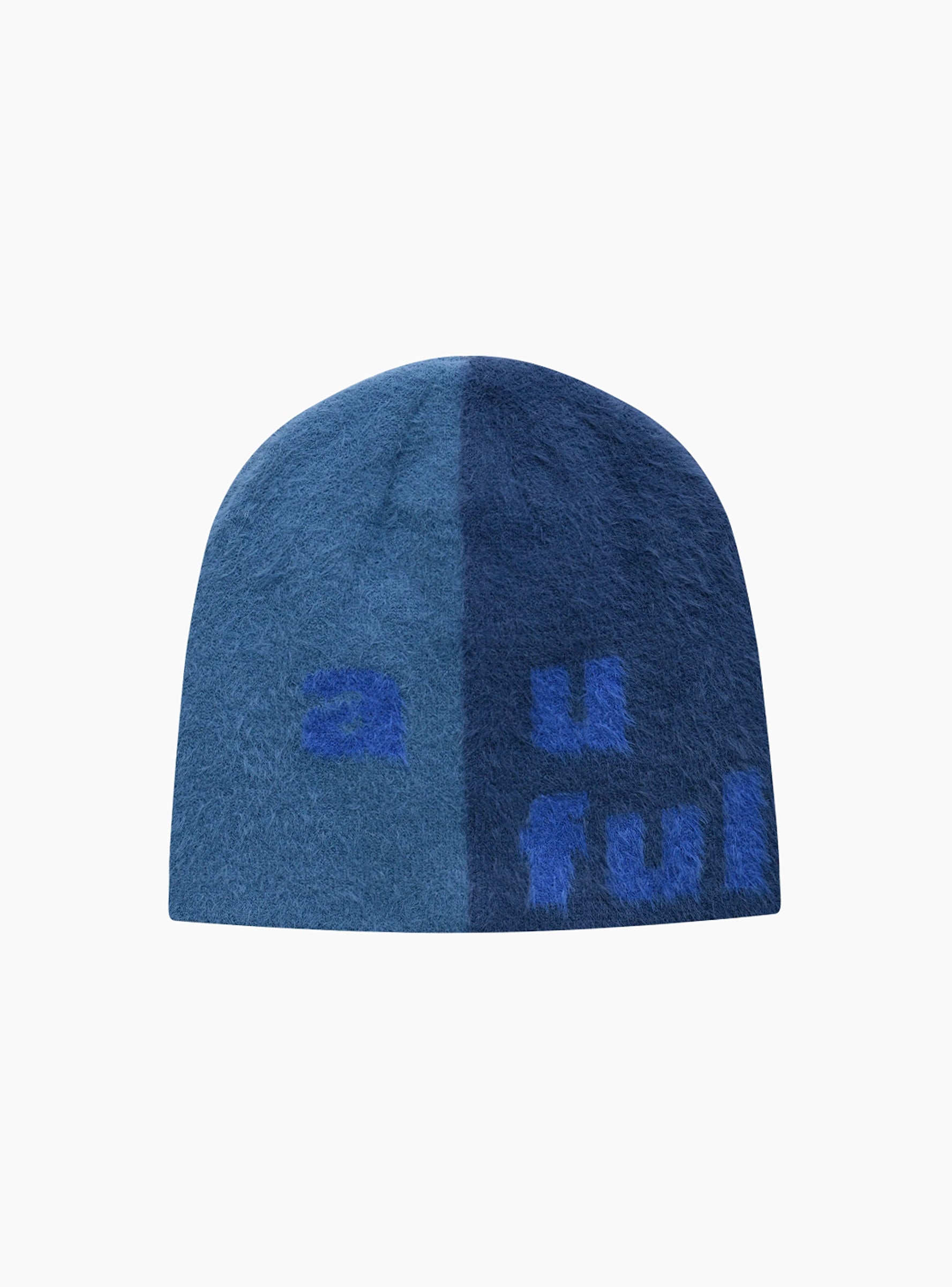 Split Mohair Beanie Deep Blue by b.Eautiful | Couverture & The Garbstore