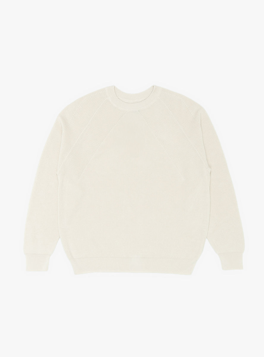 The Sea Island Signature Crewneck Ivory by BATONER | Couverture & The ...