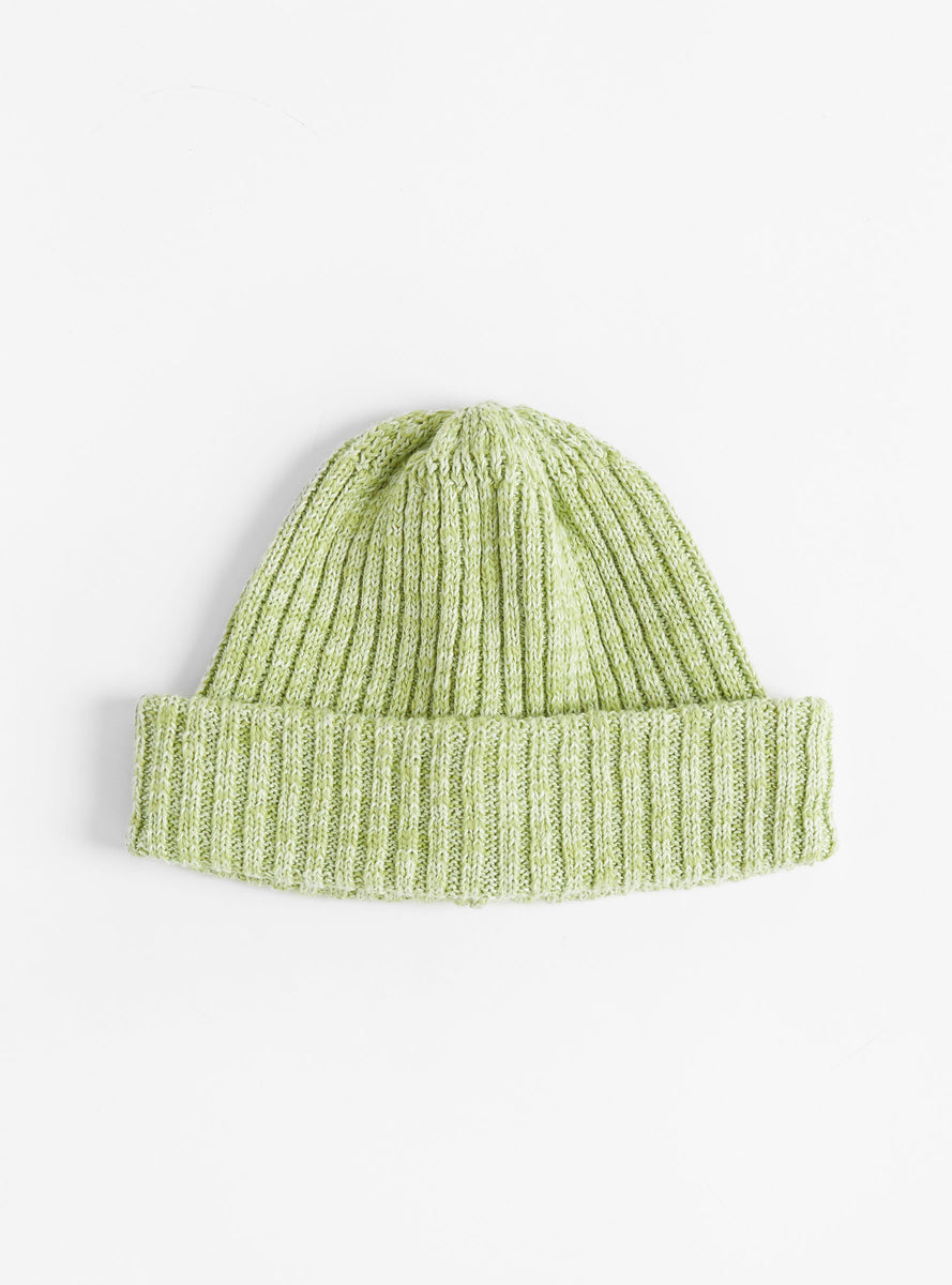 Cotton & Linen Beanie Green by Sublime | Couverture & The Garbstore