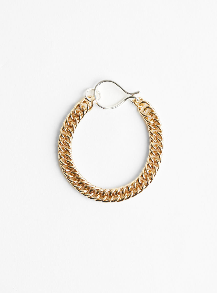 Large Hook Chain Bracelet Gold by BEATRIZ PALACIOS | Couverture & The ...