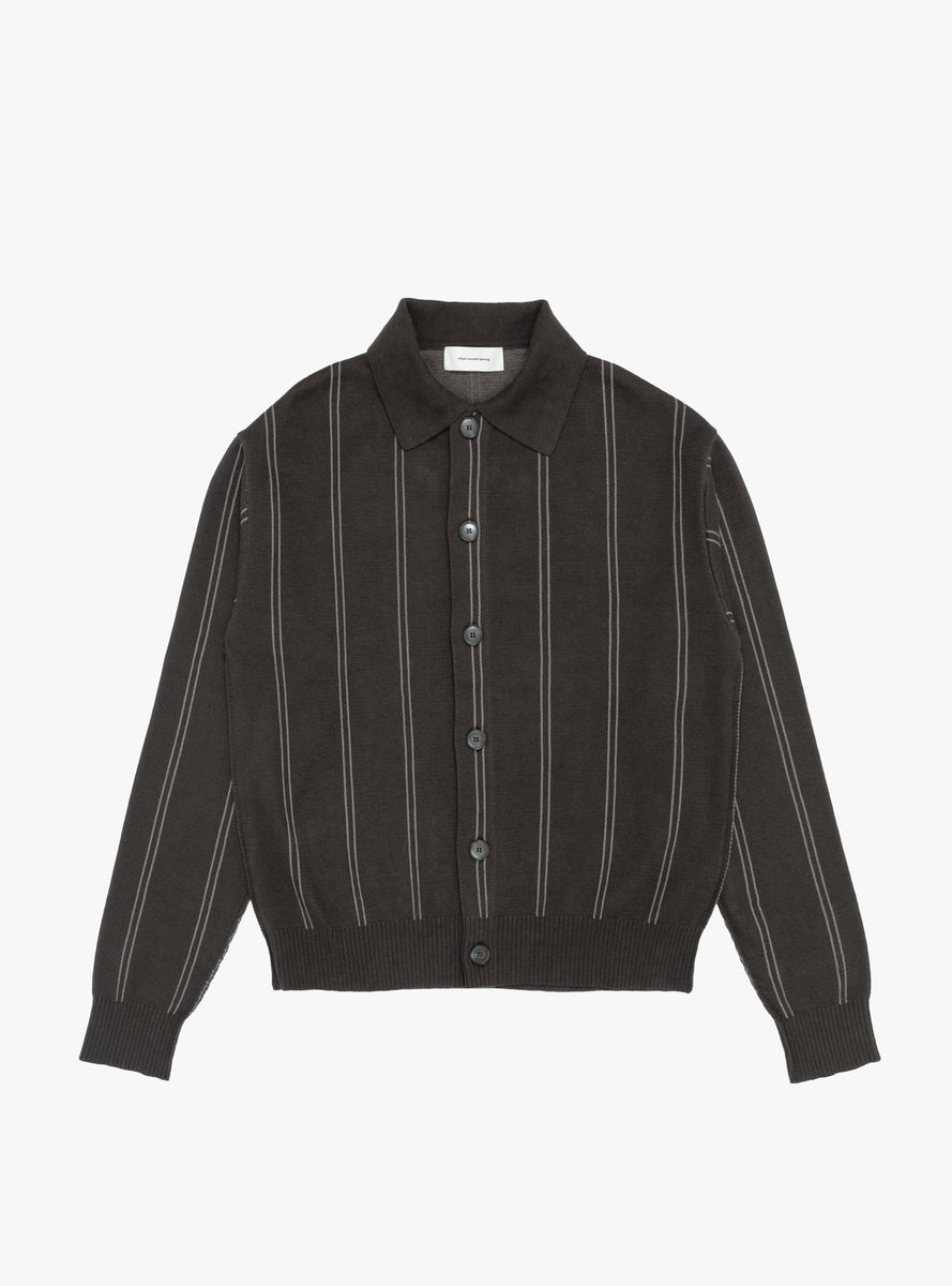 Formal Cardigan Biscuit Stripe by mfpen | Couverture & The Garbstore