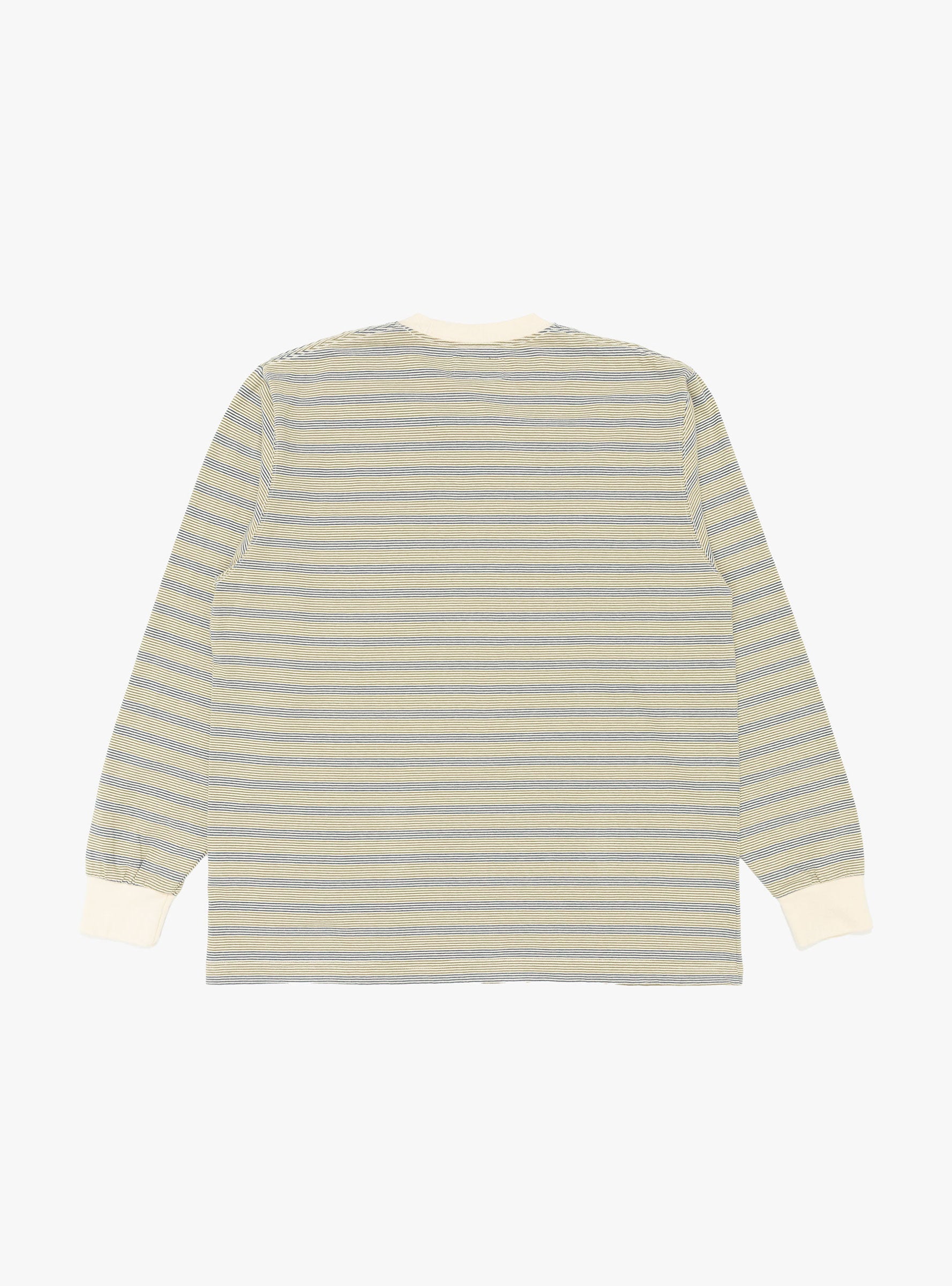 Long Sleeve Pocket Tee Pin Stripe Off White by Beams Plus | Couverture ...
