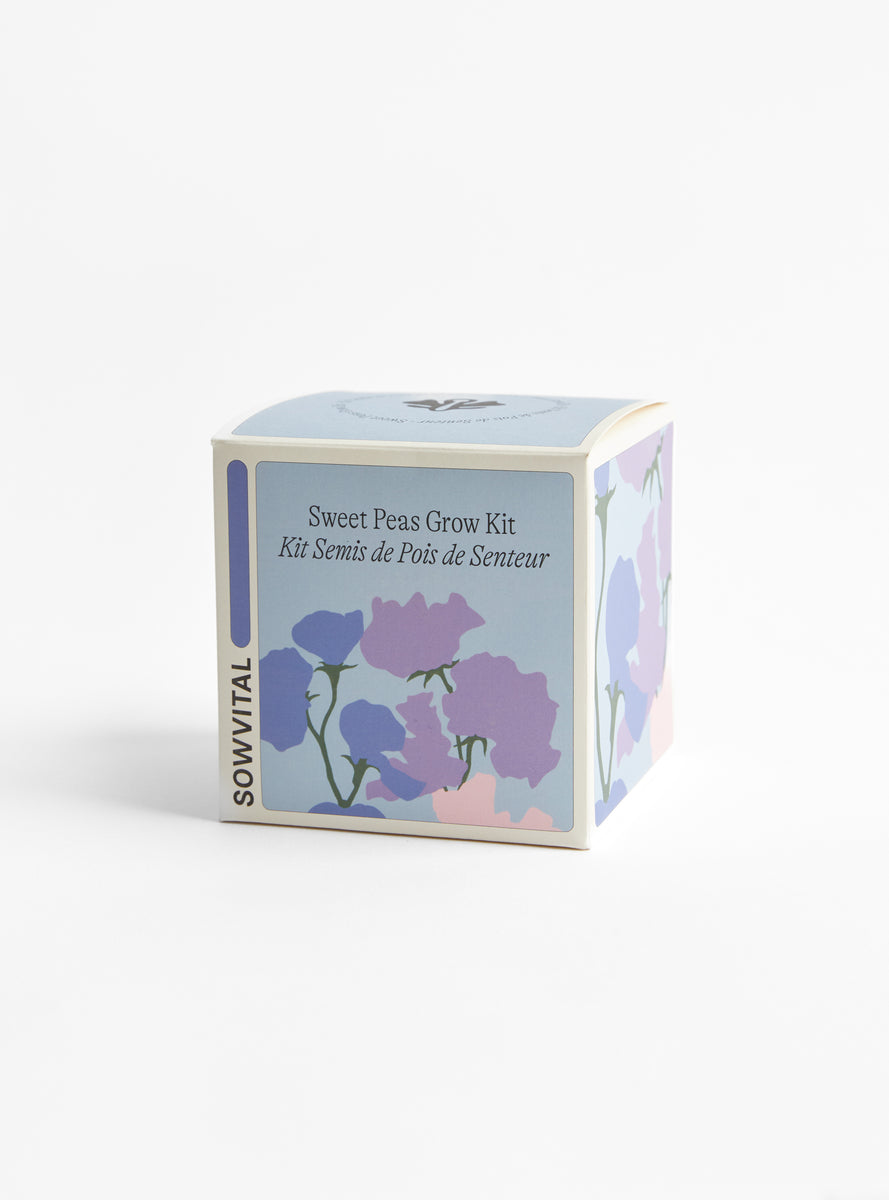 Sweet Peas Growing Kit by Sowvital | Couverture & The Garbstore