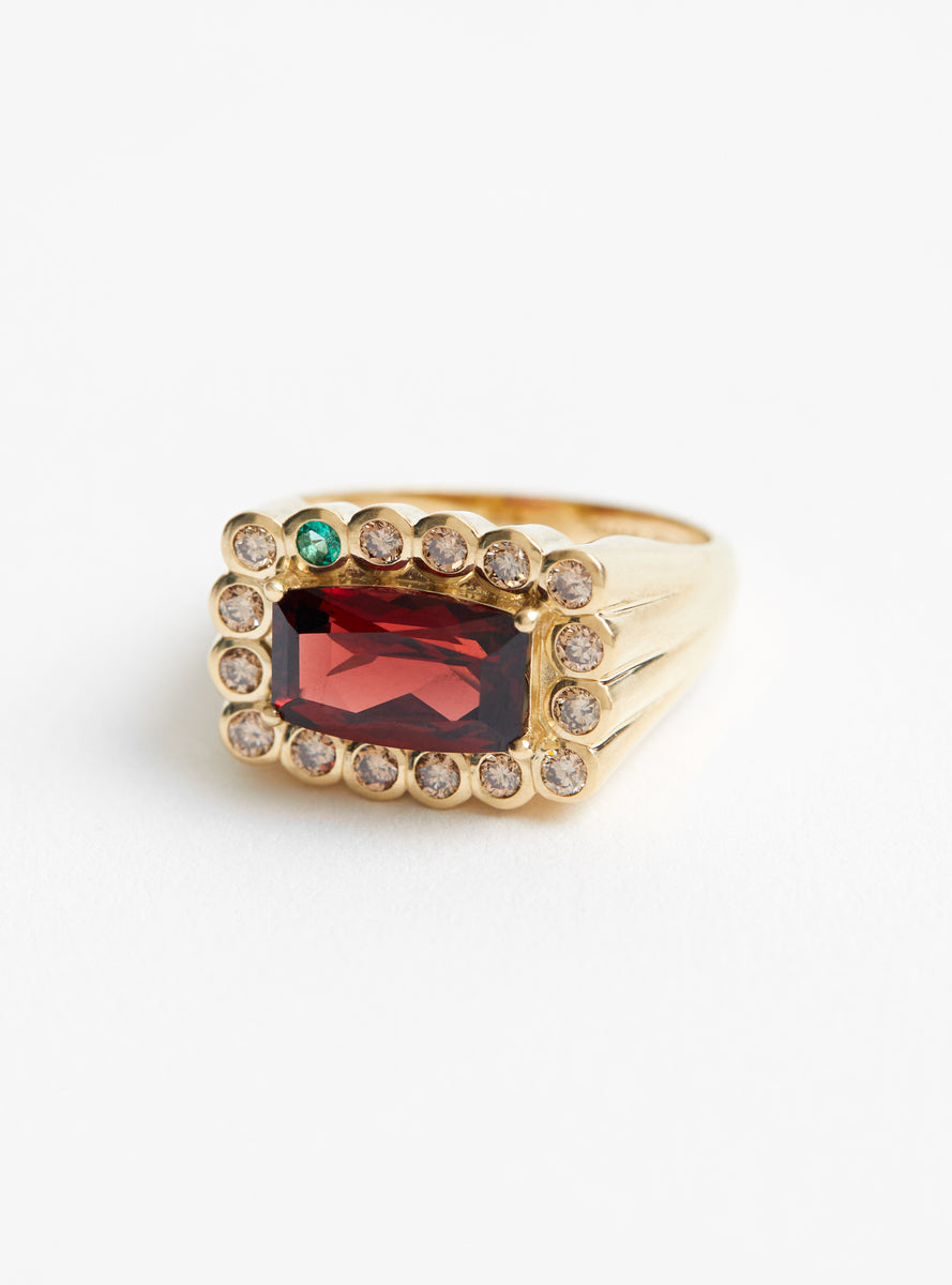 Robin Ring Garnet by Pascale Monvoisin | Couverture & The Garbstore