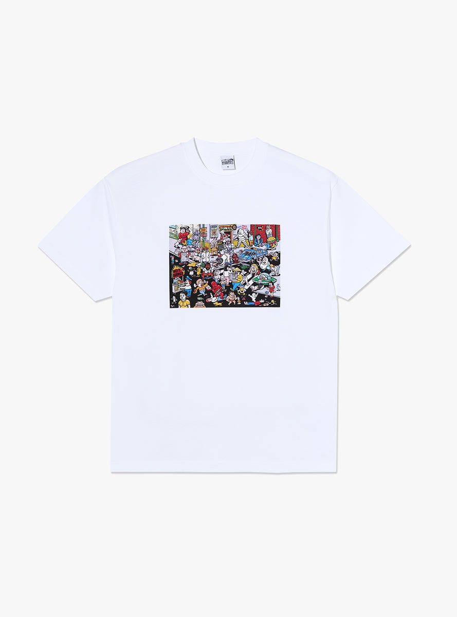 Street Corner Tee White by Polar Skate Co. | Couverture & The Garbstore