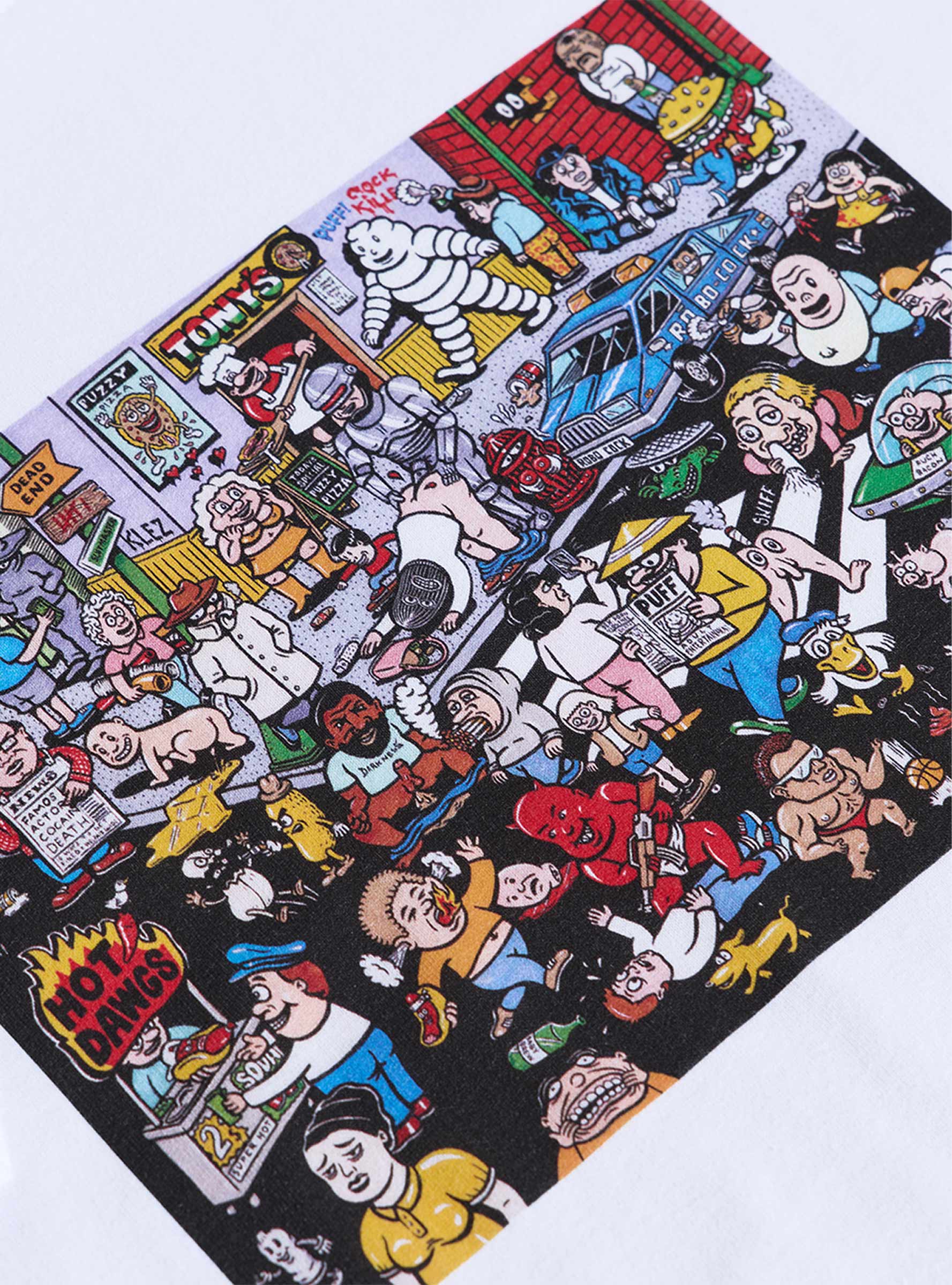Street Corner Tee White by Polar Skate Co. | Couverture & The Garbstore