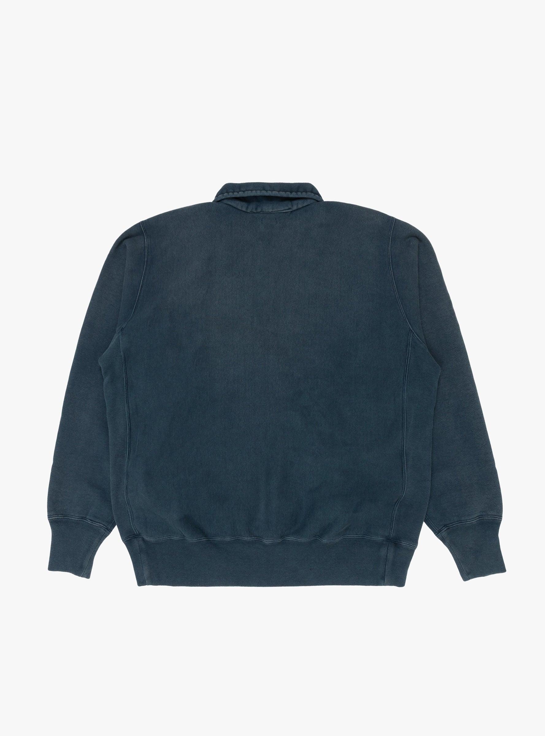 Vintage Half Zip Sweatshirt Blue by A.PRESSE | Couverture & The Garbstore