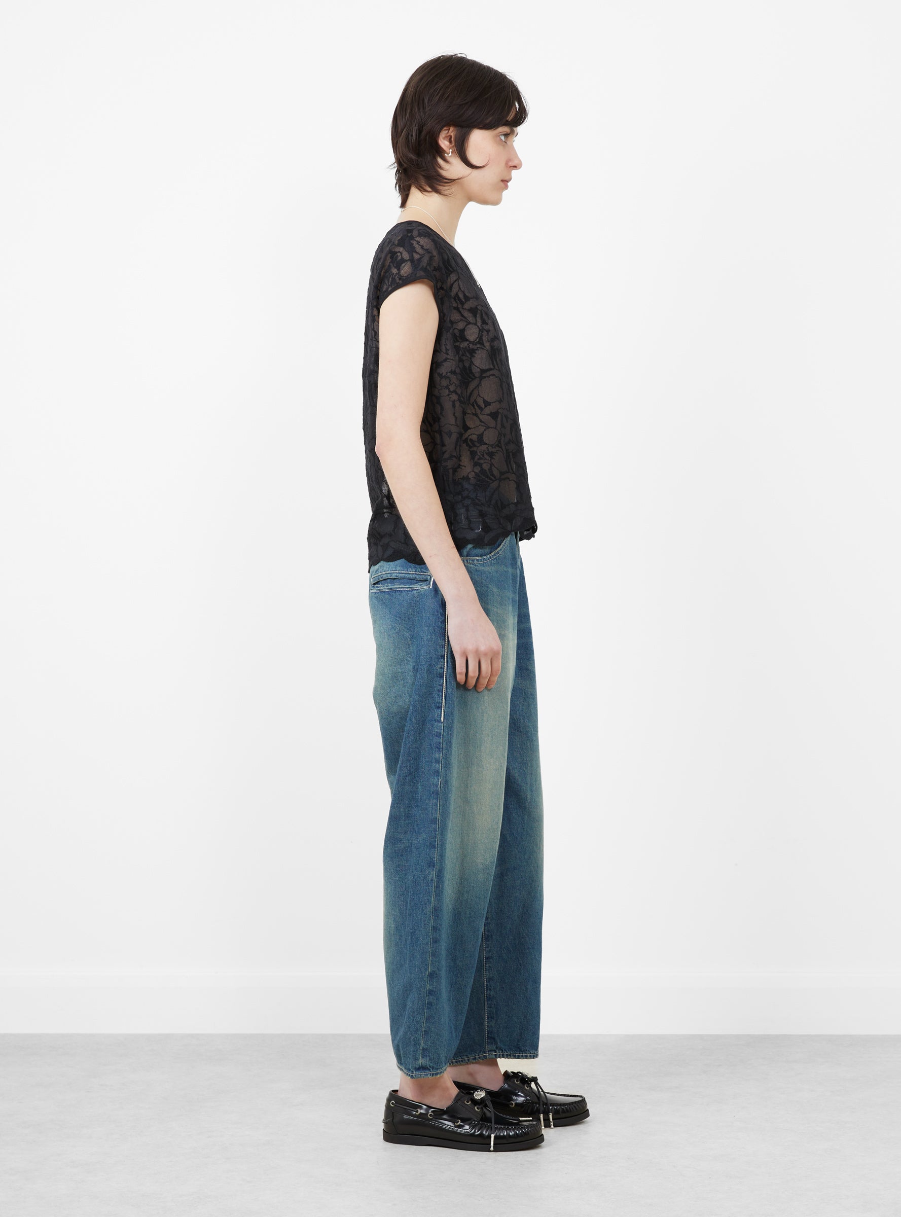 Shadow Top Dark Navy from Minä Perhonen at Couverture & The ...