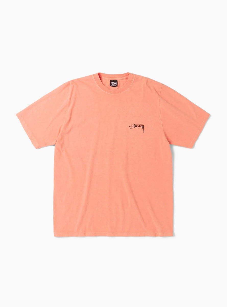 Serpent Pigment Dyed Tee Sherbert by Stüssy | Couverture & The Garbstore